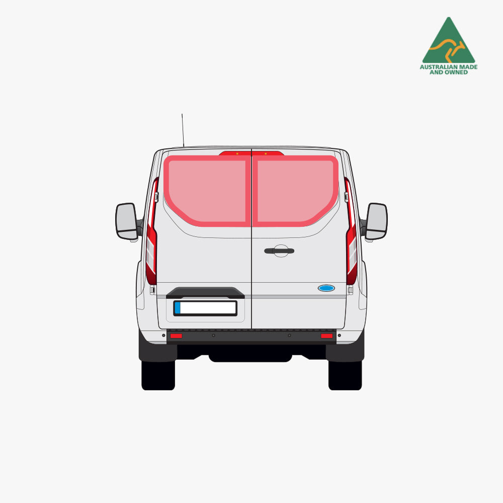 Ford Transit Custom Rear Door Window Covers – Vanketo