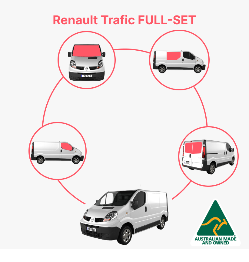 Renault Trafic Full Set Window Covers – Vanketo