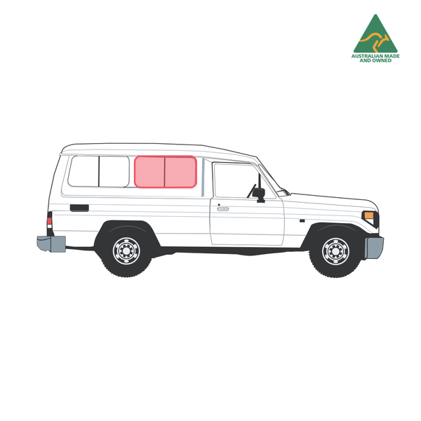Window Covers Toyota Troopy - Slider Door - Australia – Vanketo