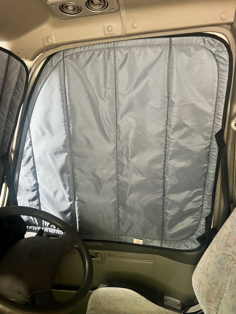 Toyota Coaster Front Window Covers (3 windows) – Vanketo